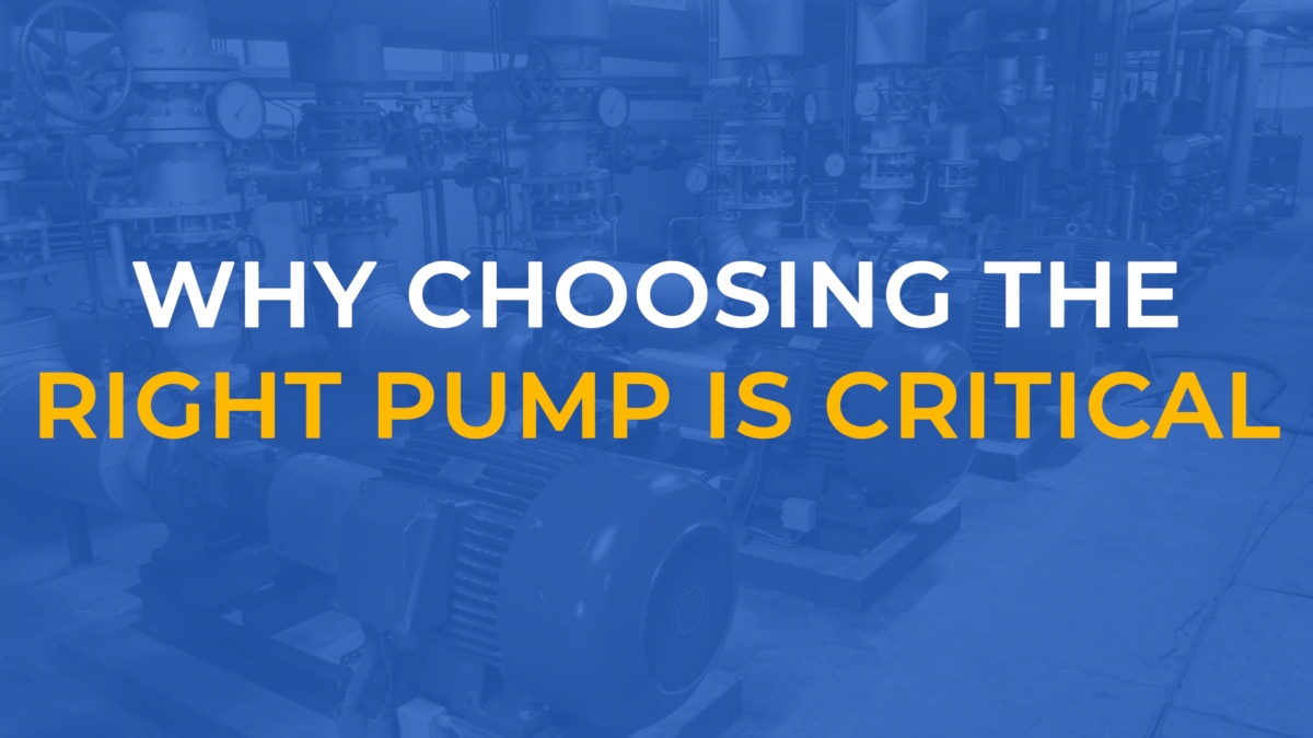 Why Choosing The Right Pump Is Critical - Gulf Coast Pump & Supply