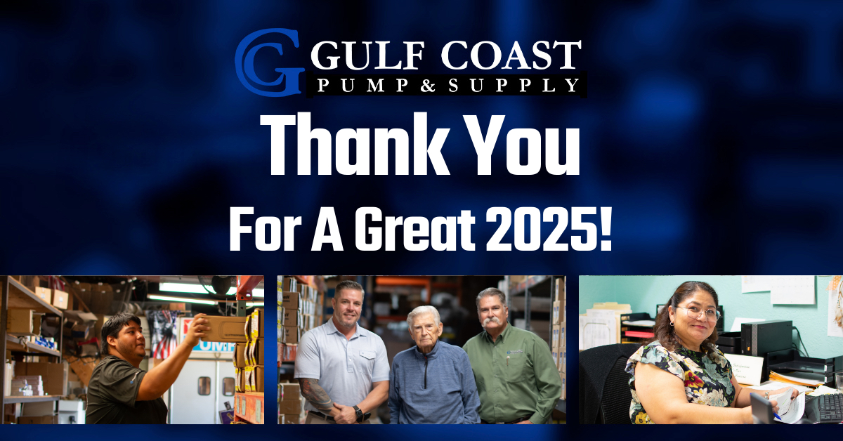 Thank You for a Great 2025 - Gulf Coast Pump & Supply